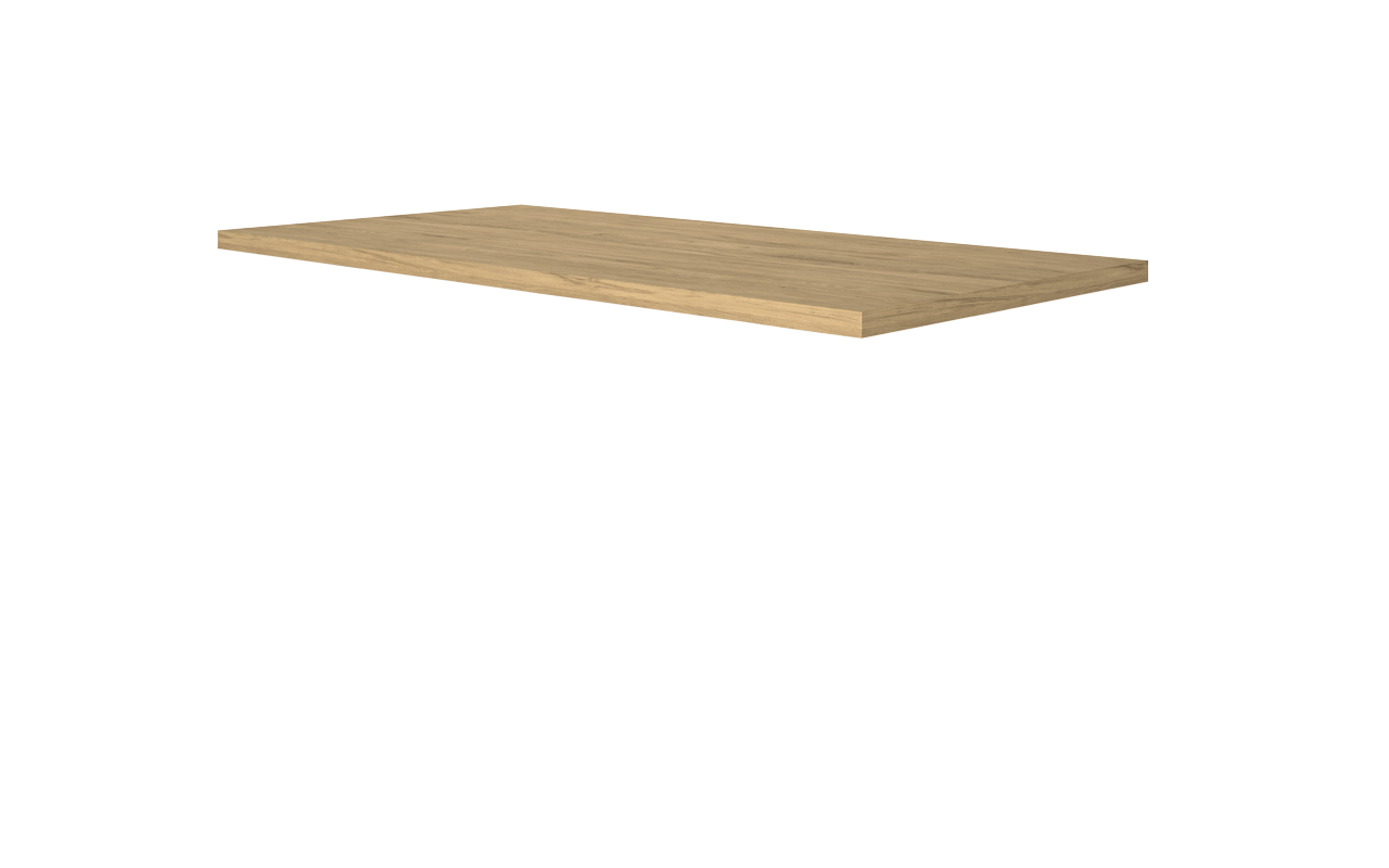 Plateau sur-mesure rectangle - bois massif